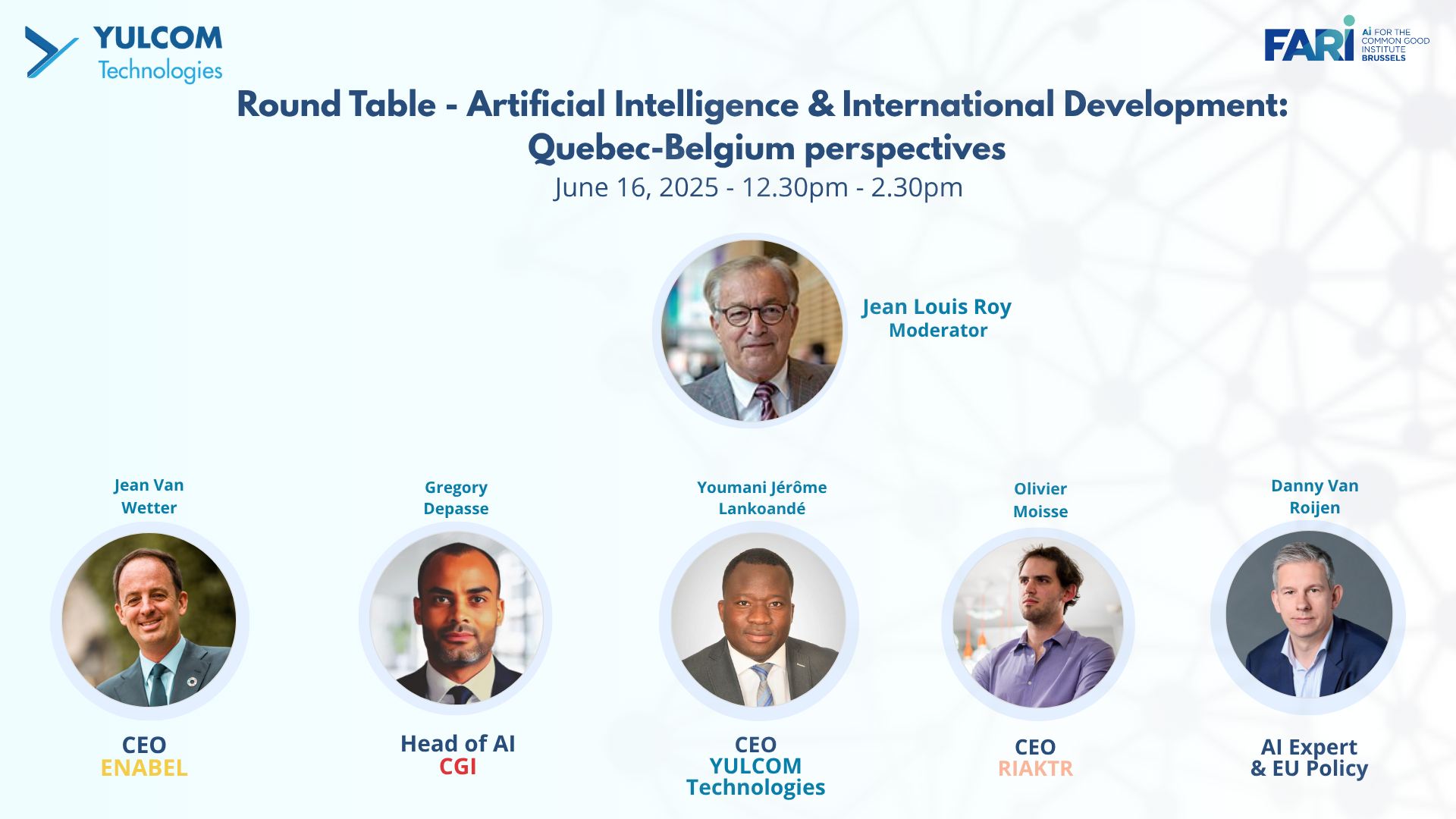 Artificial Intelligence and International Development — A Roundtable by YULCOM Technologies and ...